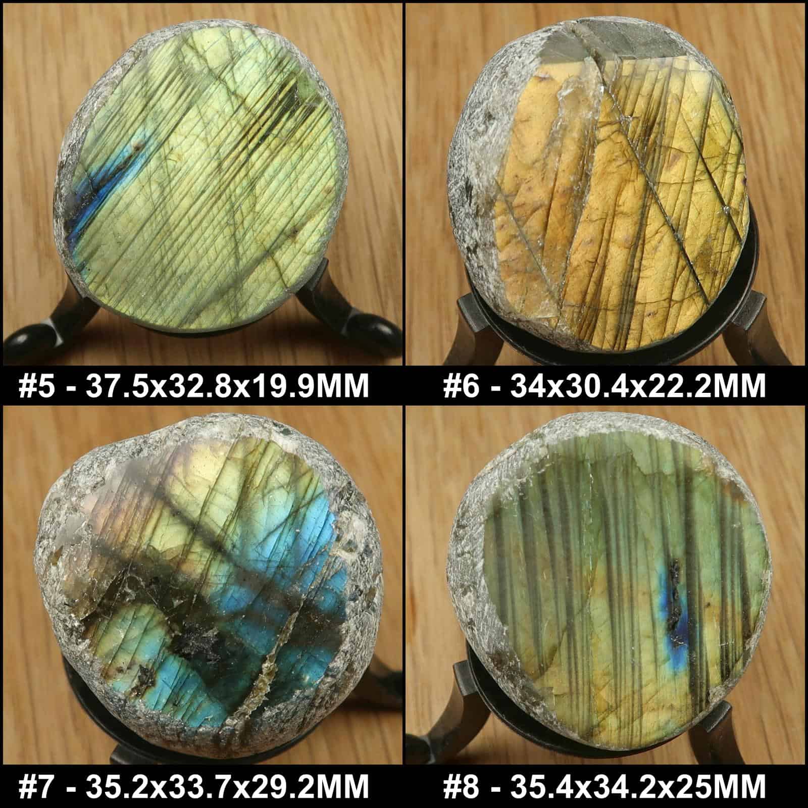 Labradorite Emma Eggs - Albion Fire and Ice