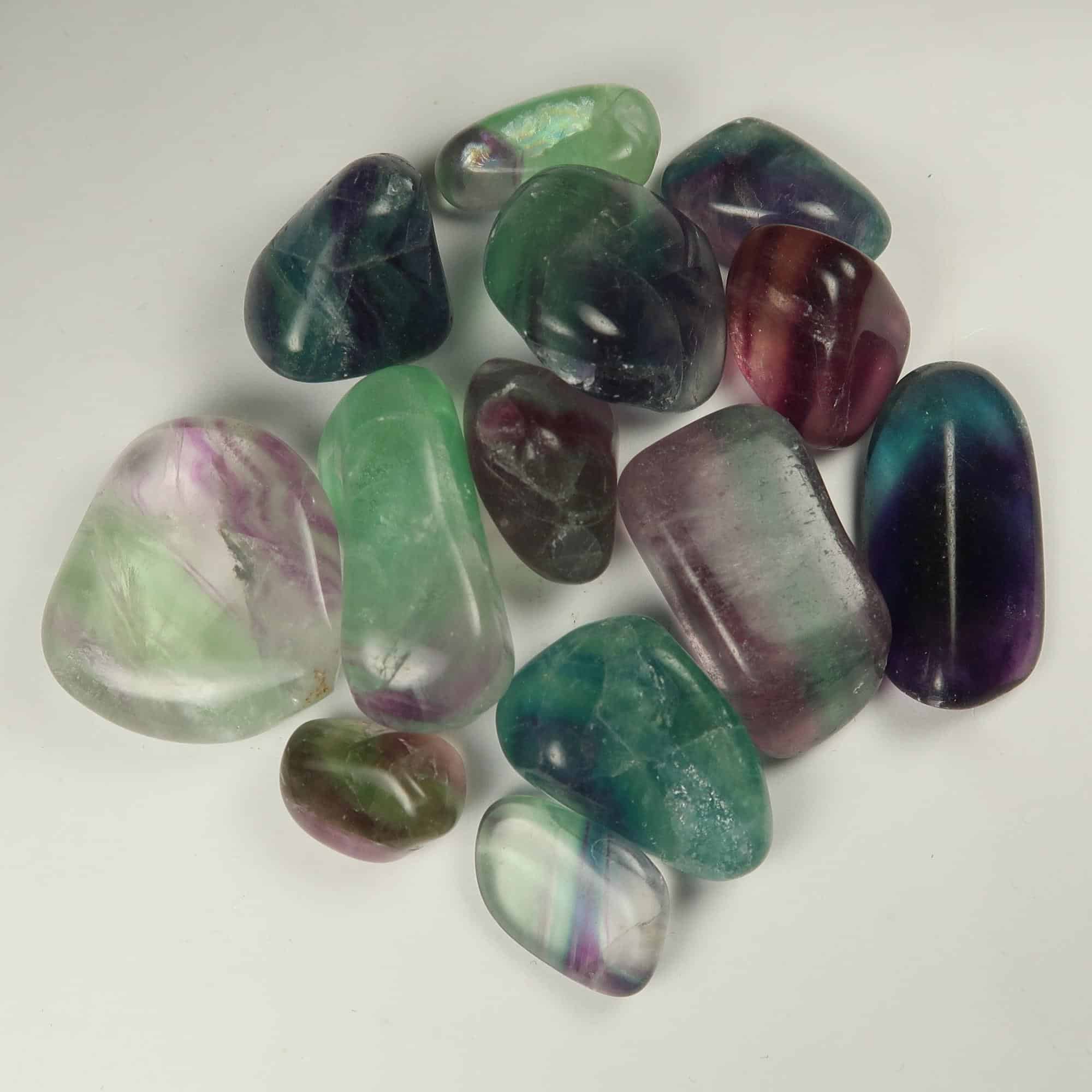 Tumbled Fluorite - Buy Fluorite tumblestones online - UK Tumblestones