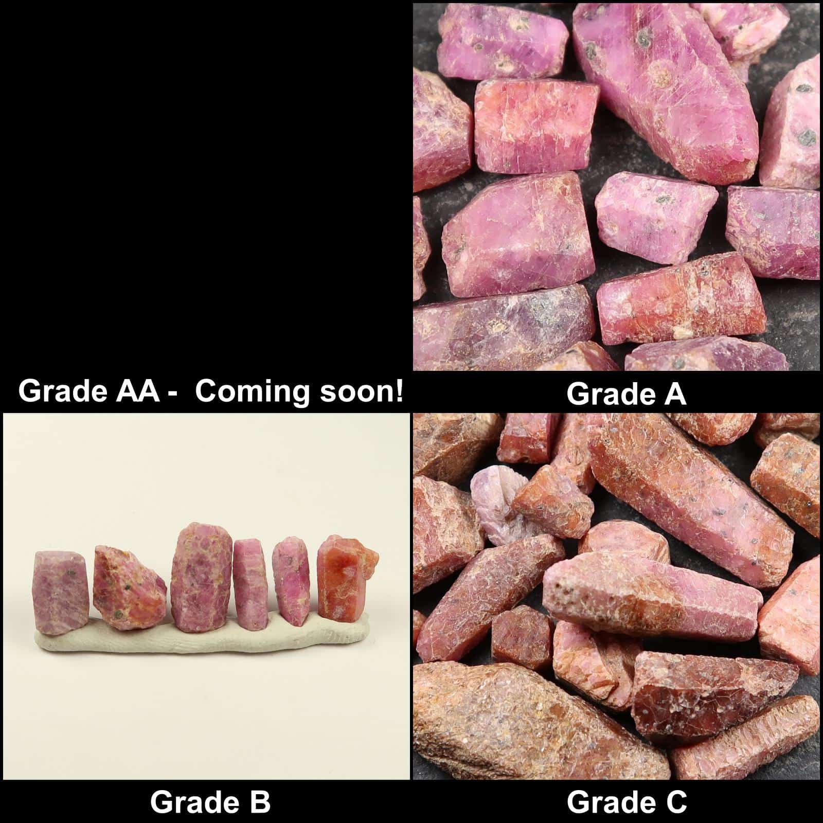 Red Corundum Mineral Specimens - Buy Rough Ruby Online UK