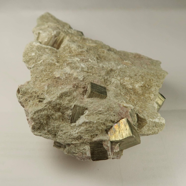 Pyrite Crystals on matrix - Buy Pyrite Specimens - Fools Gold Specimen UK