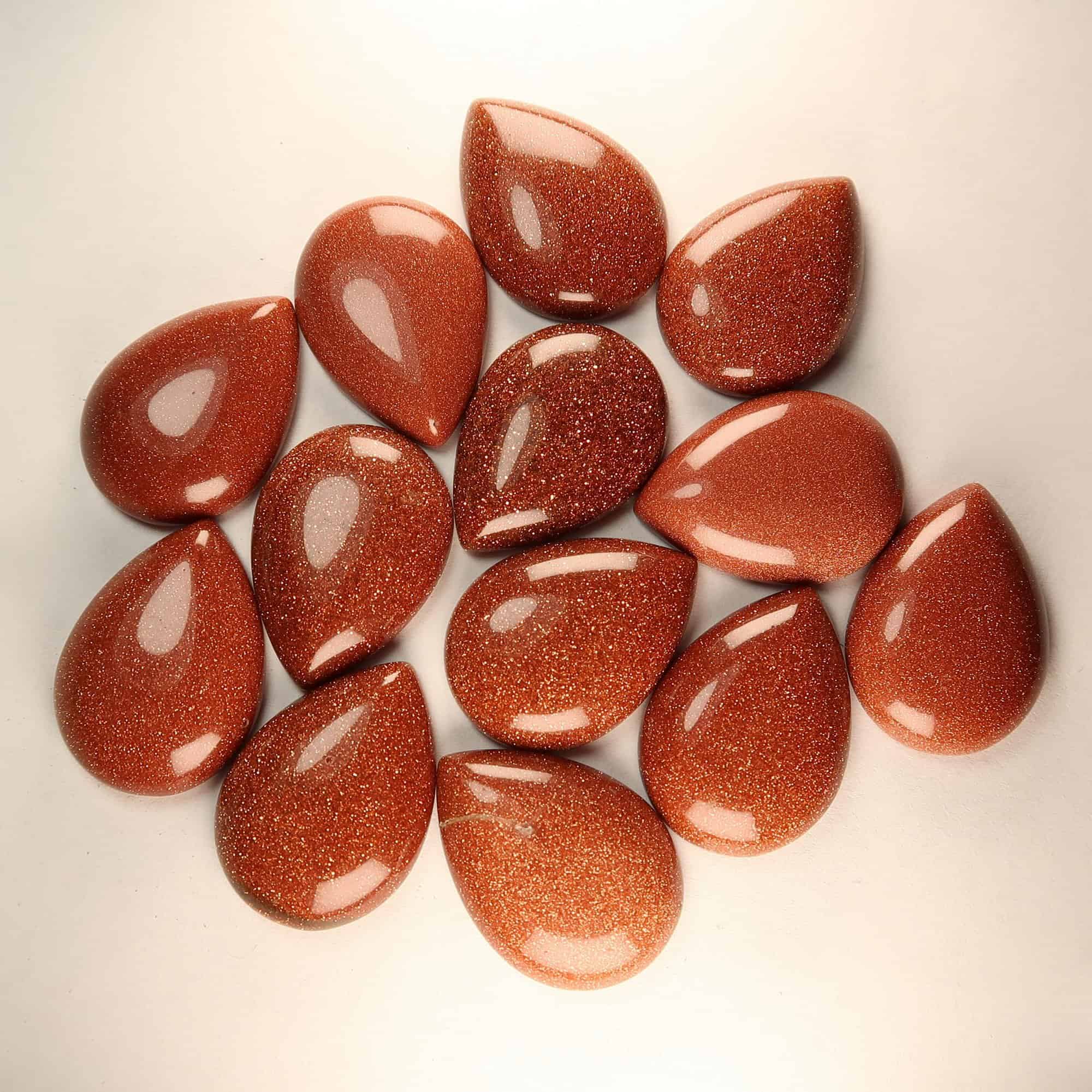 Red Goldstone Cabochons for Jewellers - Buy Goldstone Cabochon - UK