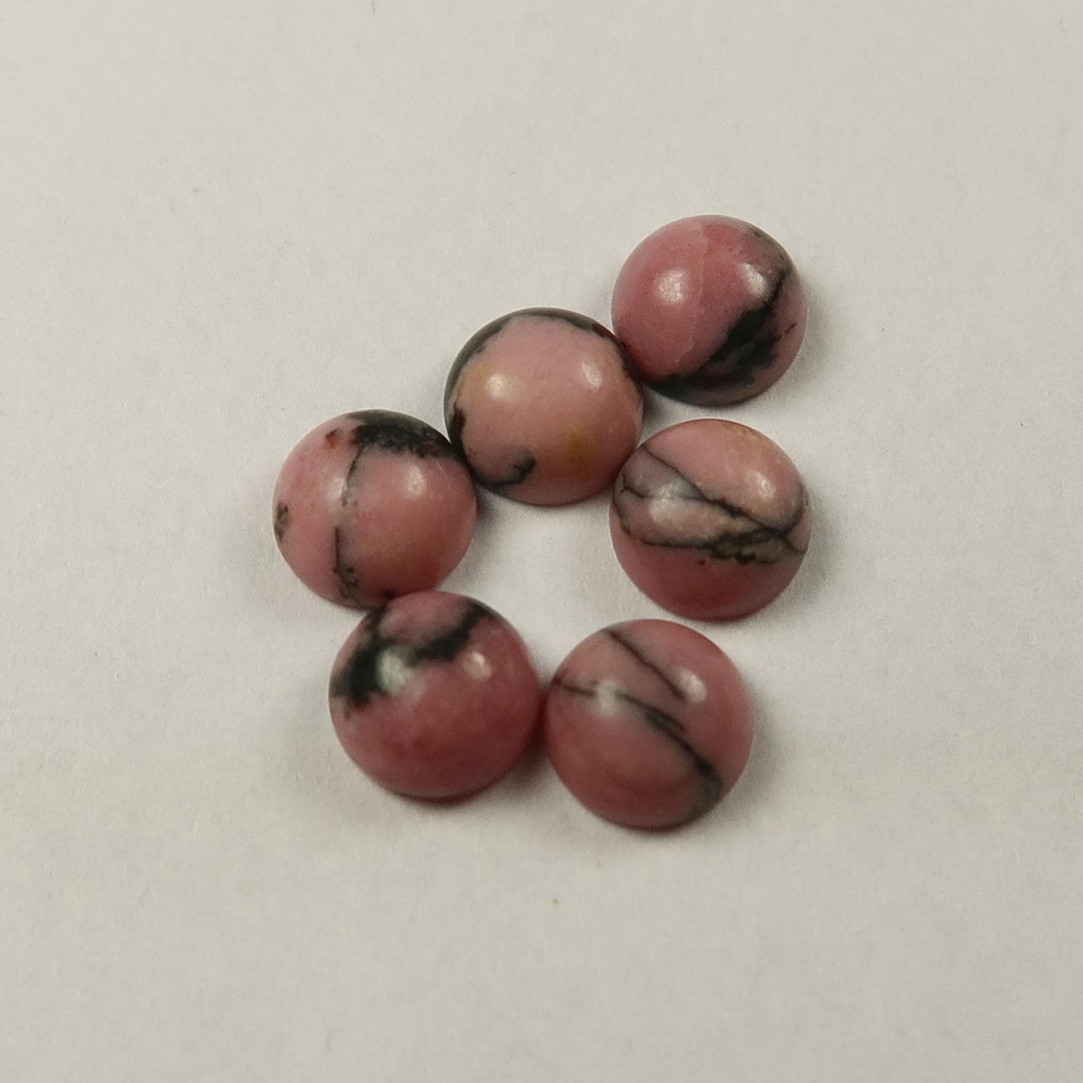 Rhodonite Cabochons - Rhodonite Cabochons for Sale - UK Gem Shop