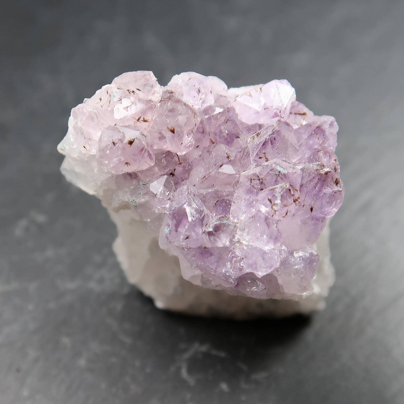 Amethyst Druzy with Goethite Inclusions - Buy Amethyst Specimens UK