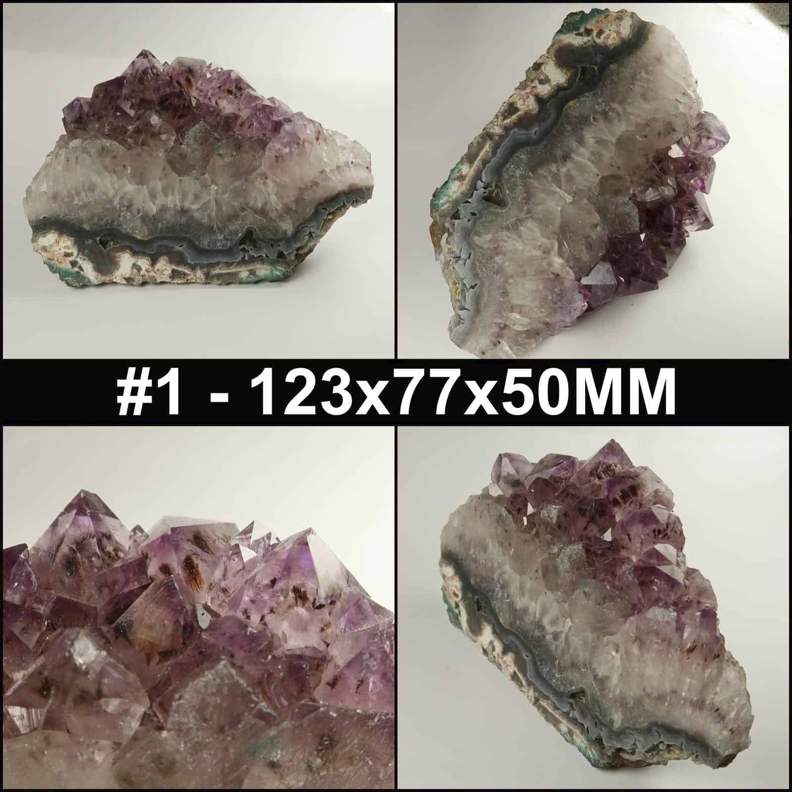 Amethyst Druzy with Goethite Inclusions - Buy Amethyst Specimens UK