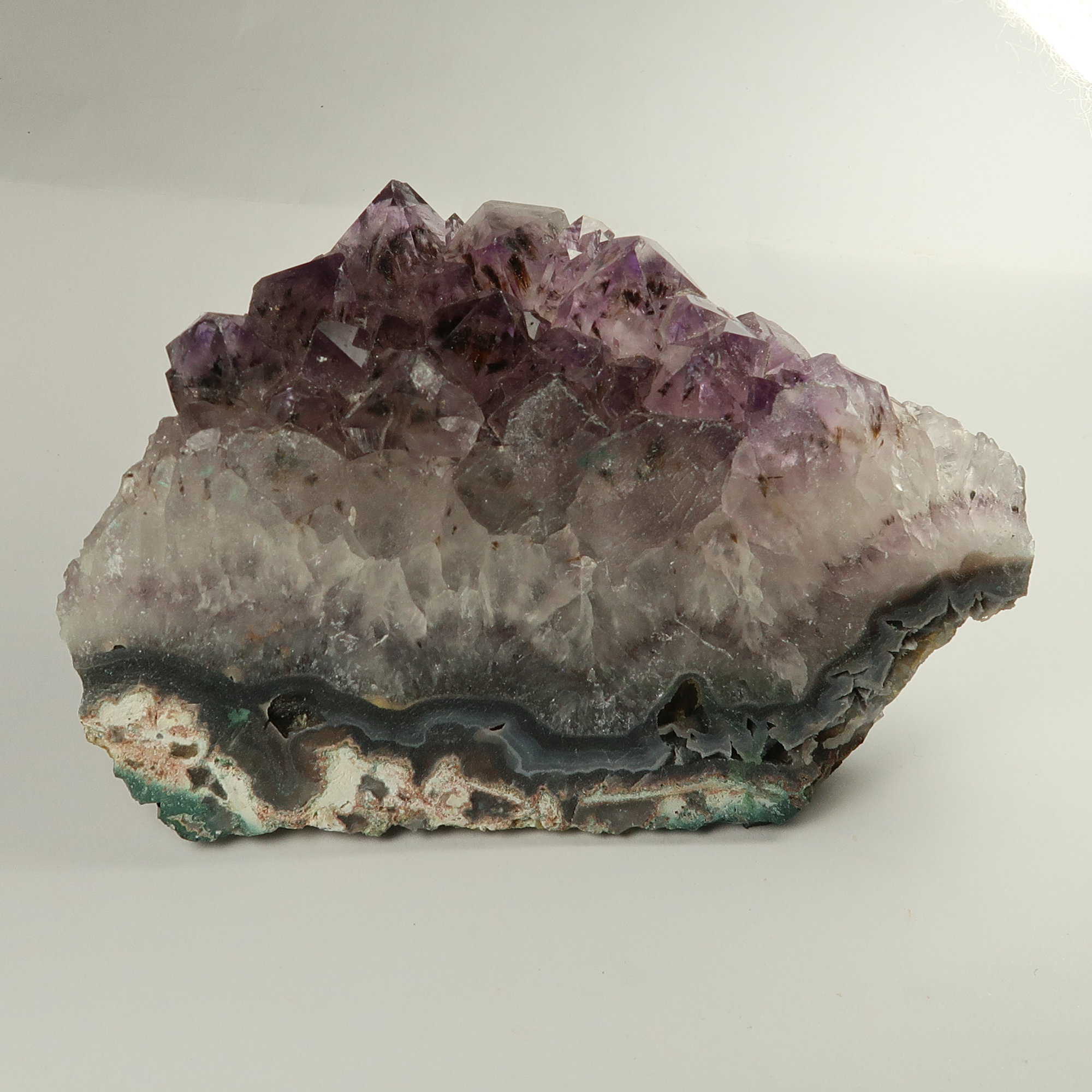Amethyst Druzy with Goethite Inclusions - Buy Amethyst Specimens UK