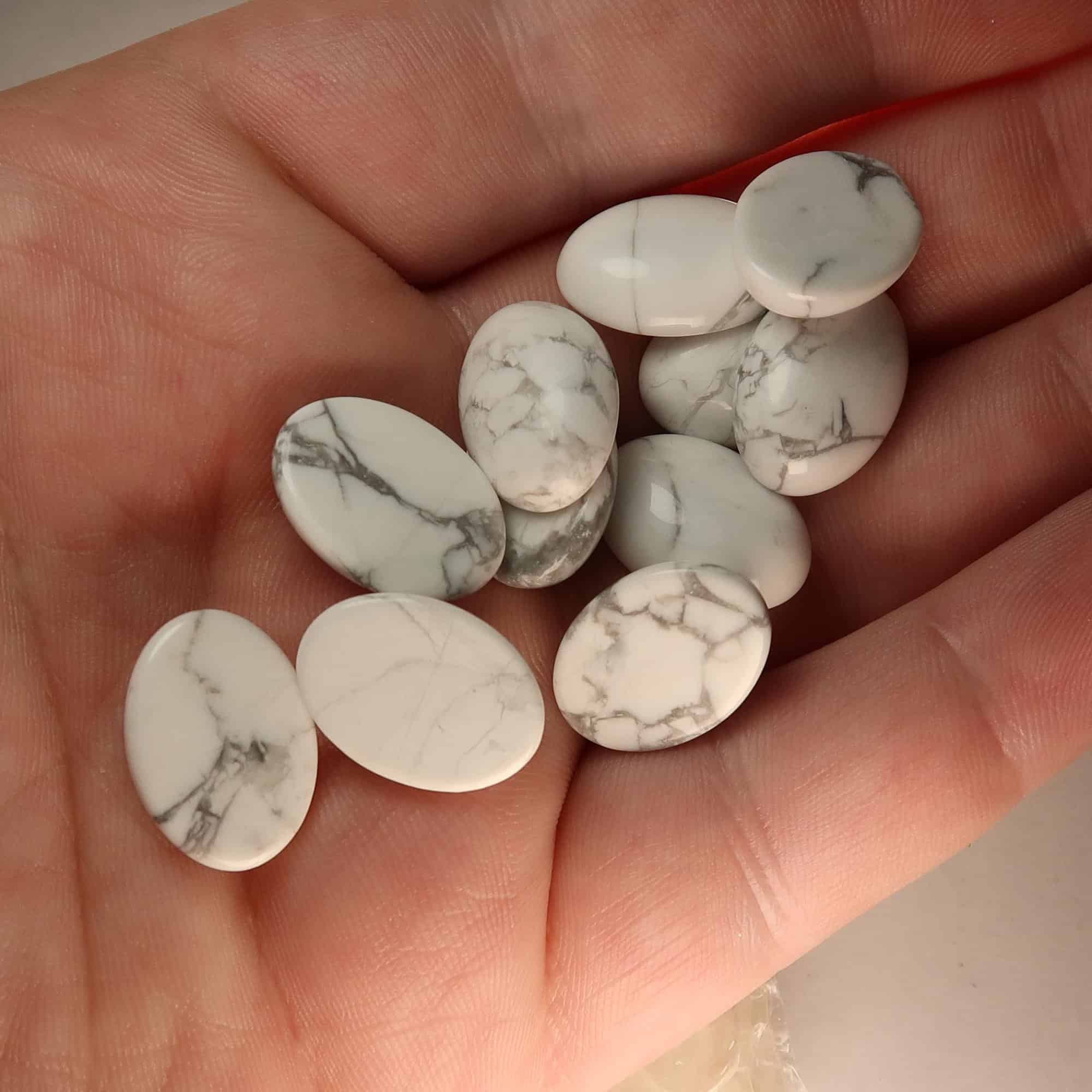 Howlite Cabochons for Jewellers - Howlite Cabochons for Sale - UK Shop