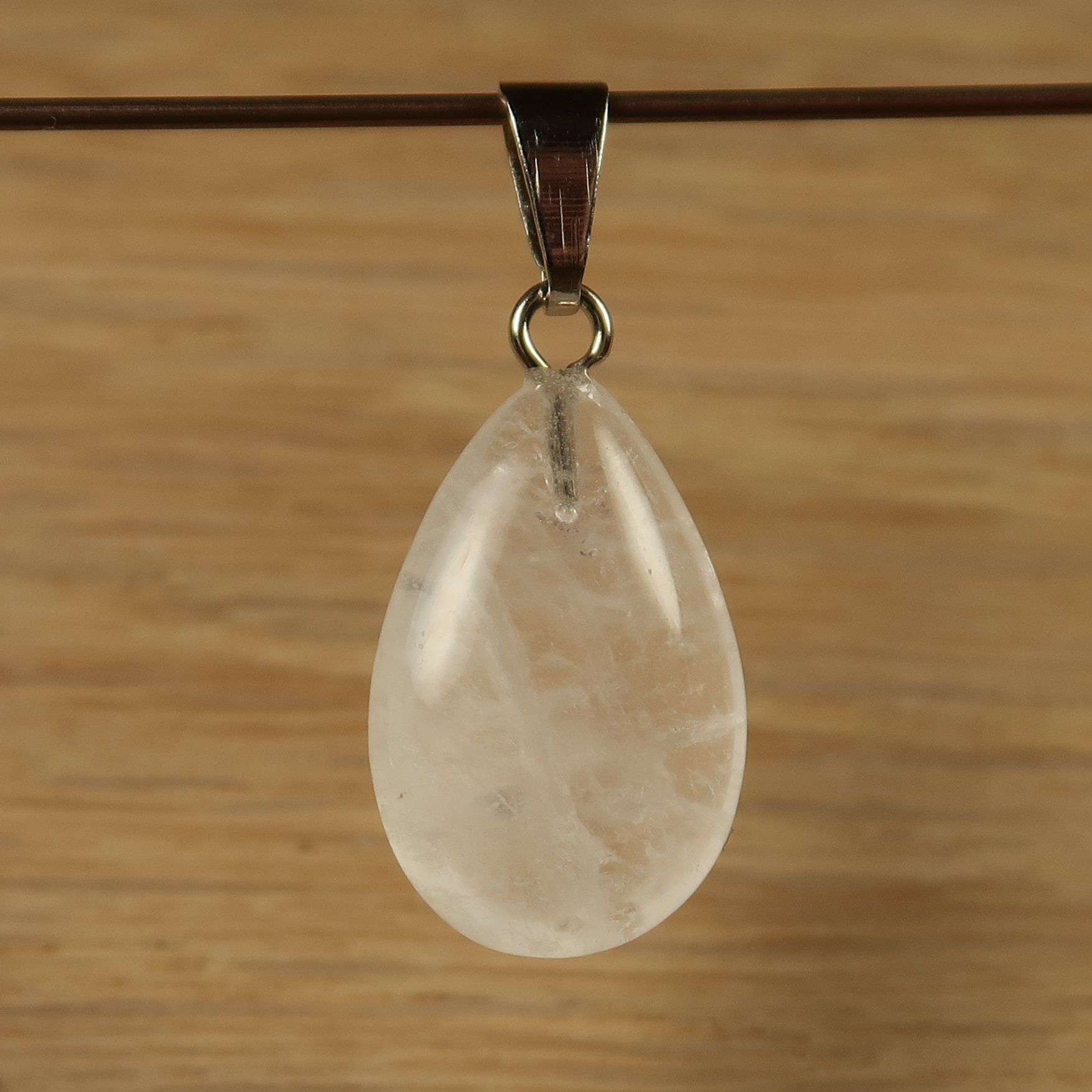 Clear Quartz Pendants - Clear Rock Crystal Pendants for Jewellery