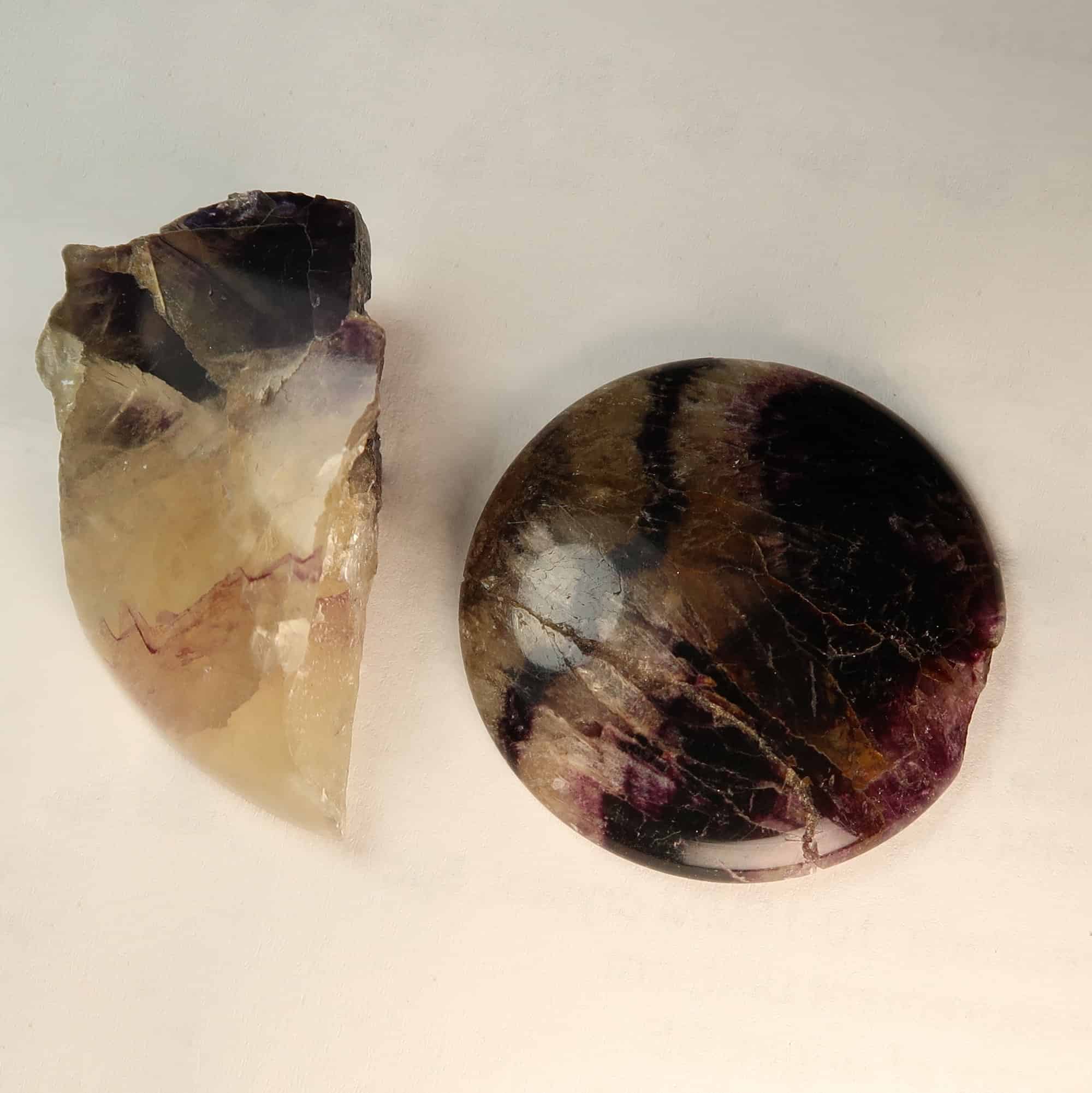 blue john fluorite for lapidary
