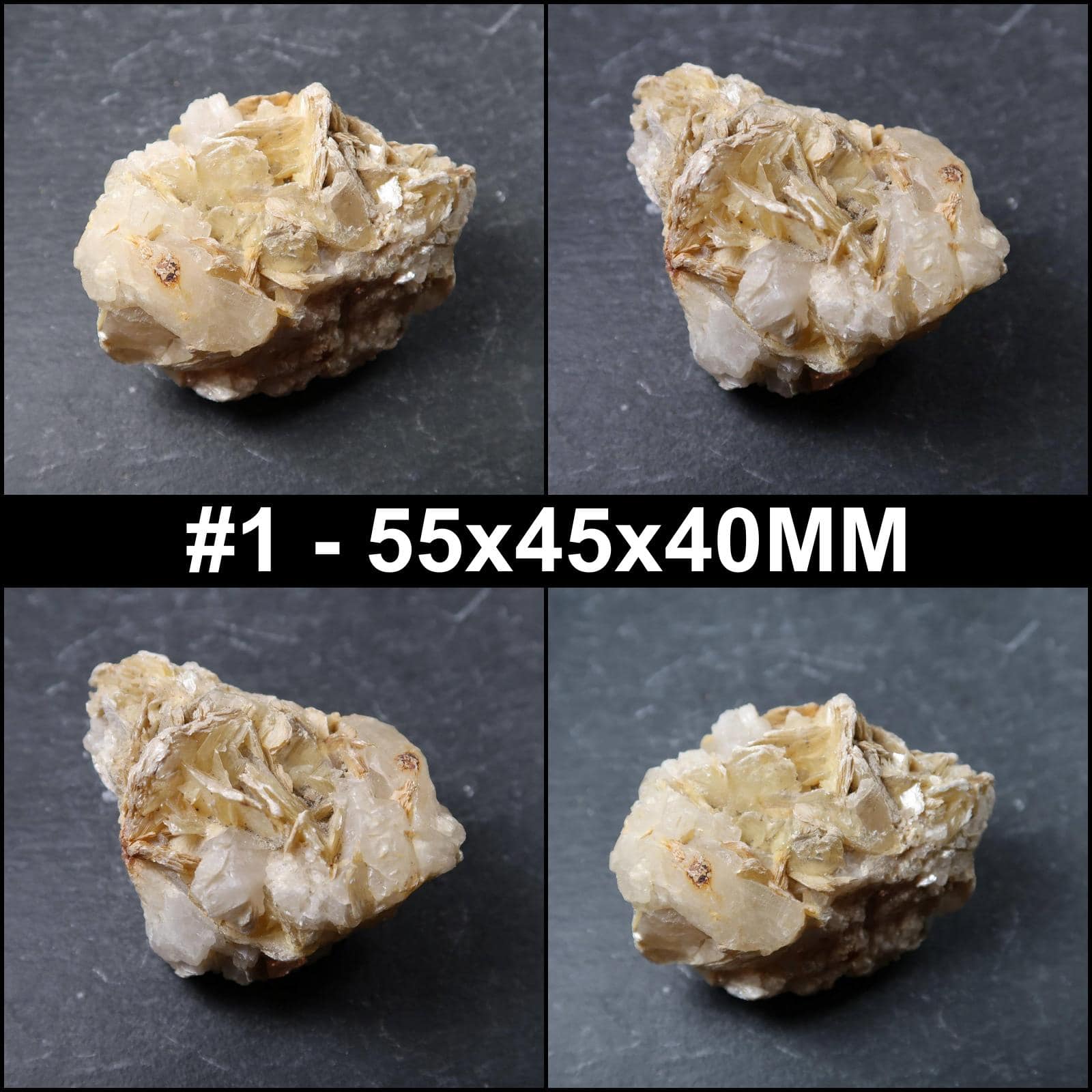 Quartz and Mica mineral specimen - Buy Quartz in Mica - UK Minerals