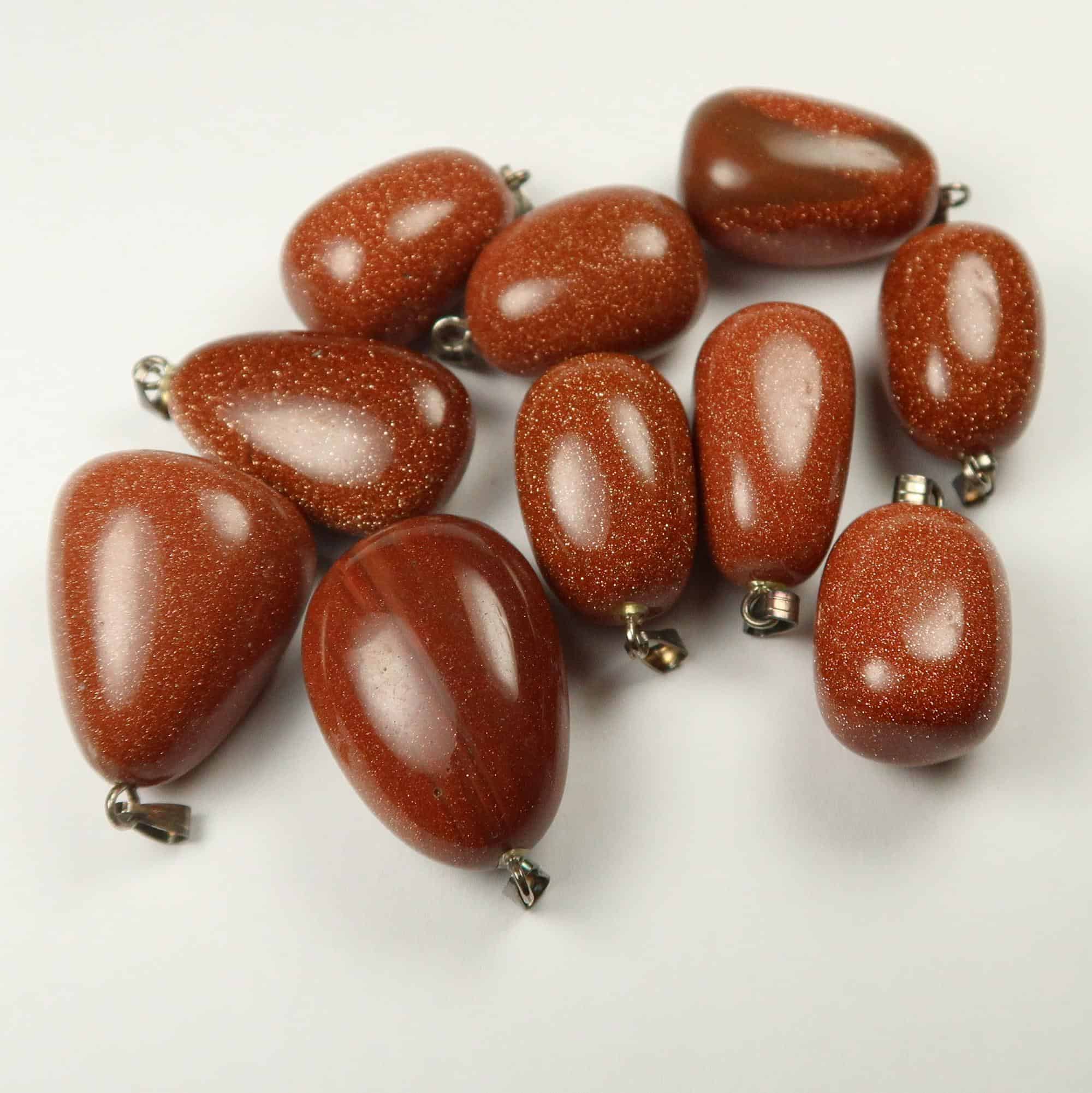 Red Goldstone Pendants - Buy Red Goldstone Pendants for Jewellery