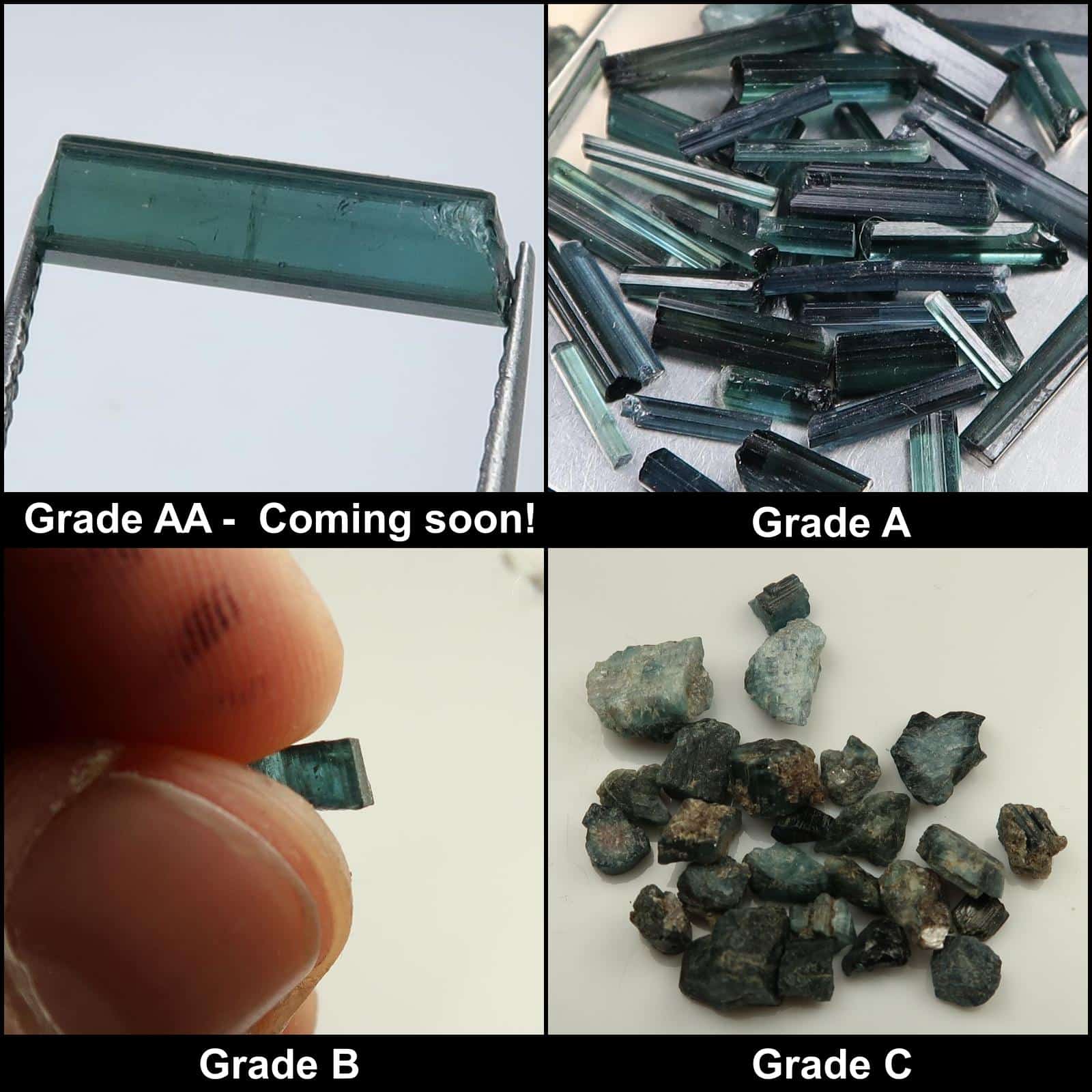 Blue Indicolite Tourmaline Specimens - Buy Tourmaline Online UK