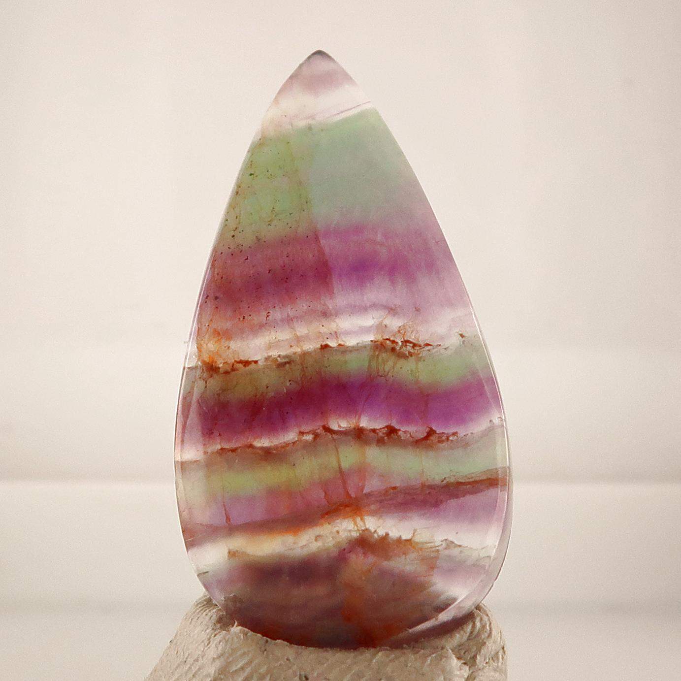 Freeform Fluorite cabochons for jewellery making | UK Shop