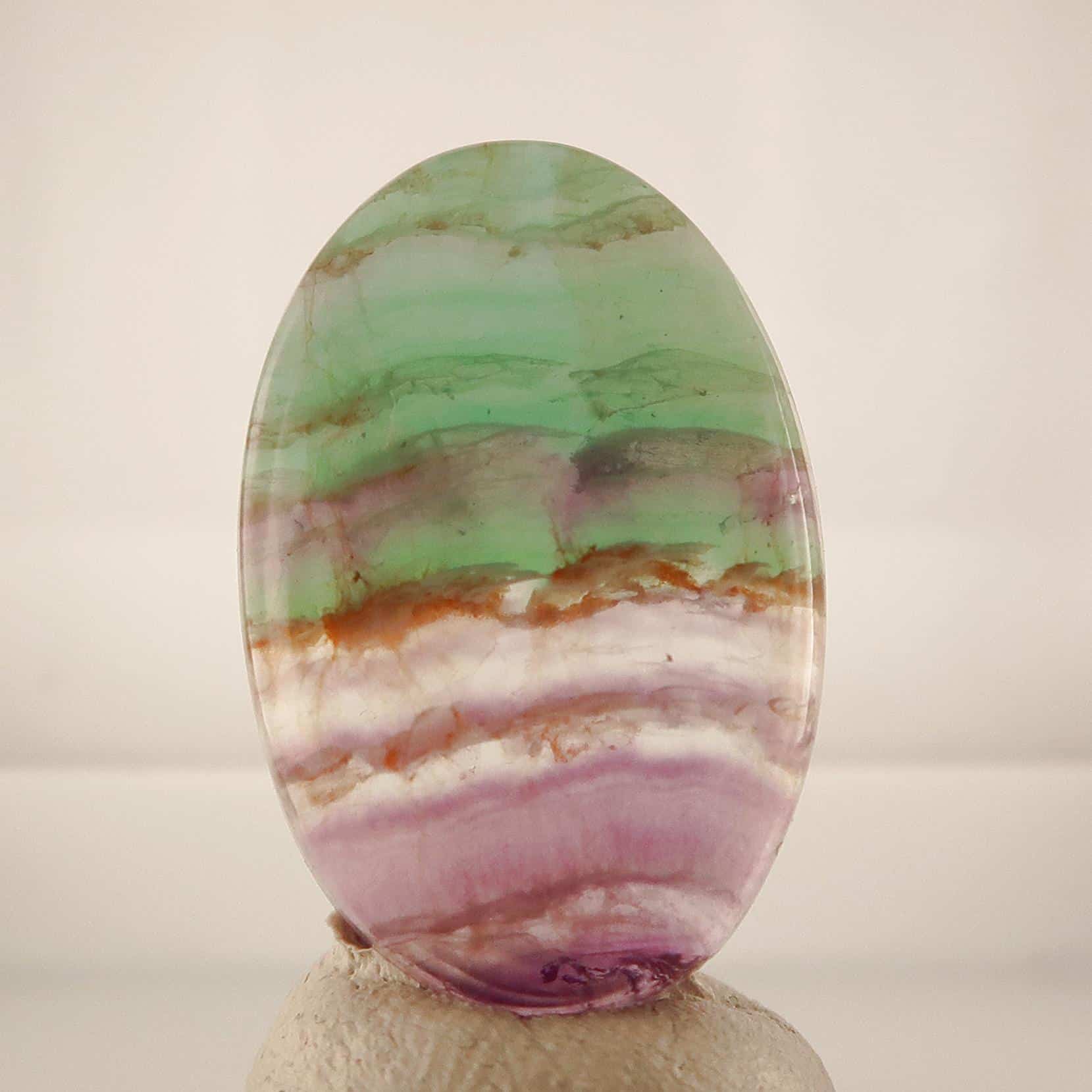 Freeform Fluorite cabochons for jewellery making | UK Shop