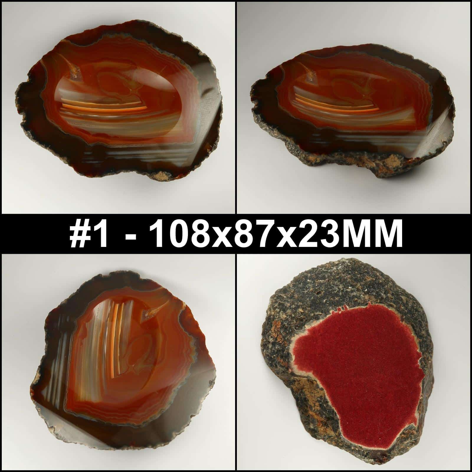 Polished Agate bowls | Cut and polished Agate bowls