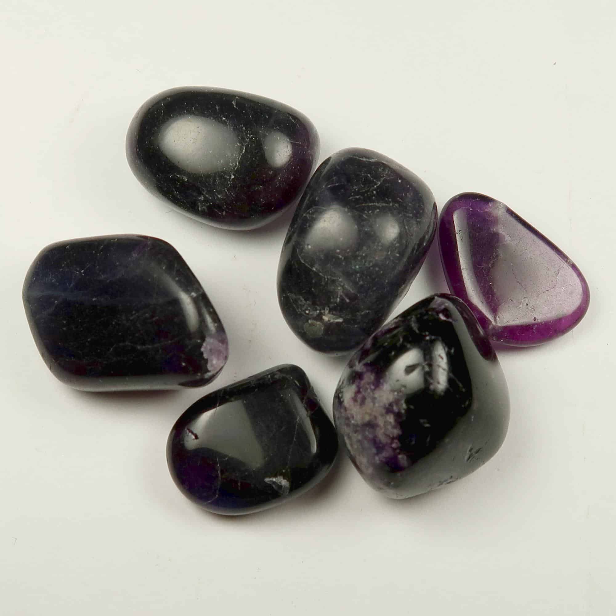 Fluorite tumblestones (Purple) - Albion Fire and Ice