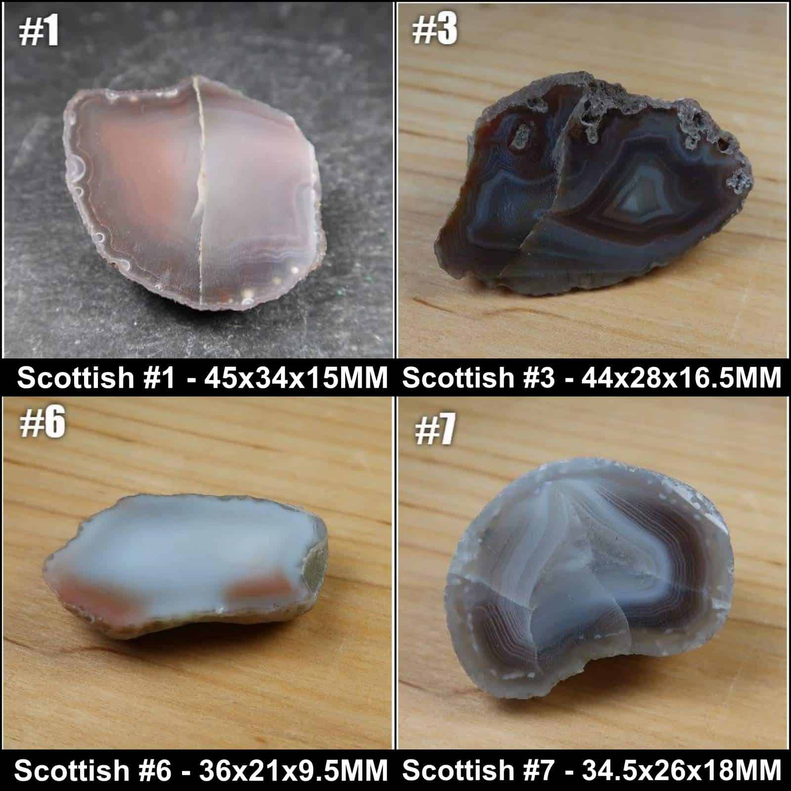 Rough Scottish Agate for lapidary | UK Lapidary Suppliers