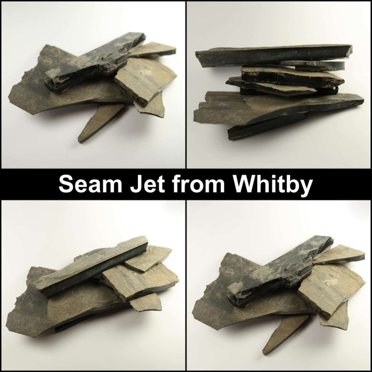 Whitby Jet Specimens - Buy Whitby Jet Online - UK Mineral Specimens