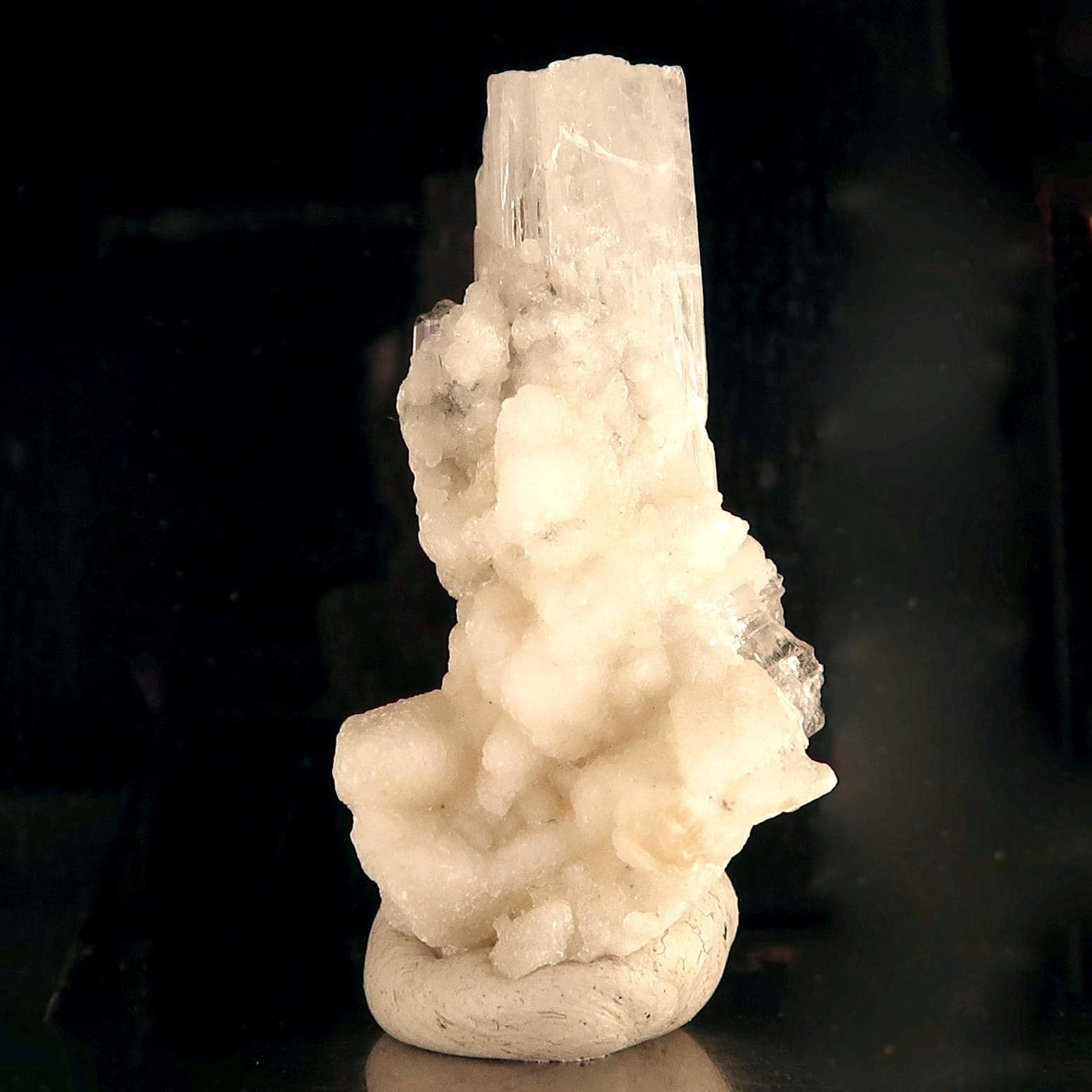 Danburite with Calcite specimens - Albion Fire and Ice