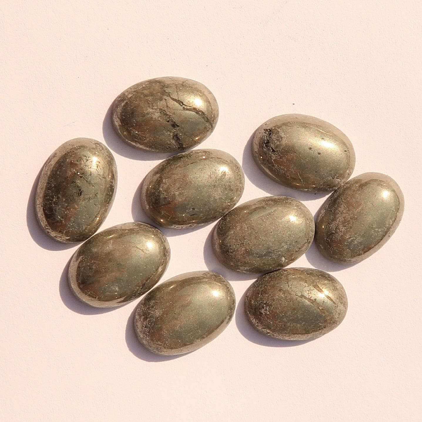 Pyrite cabochons for jewellery making | Buy cabochons online